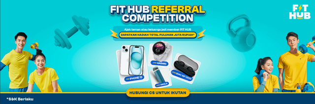 Gym & Fitness Center Premium Harga Terjangkau - FIT HUB